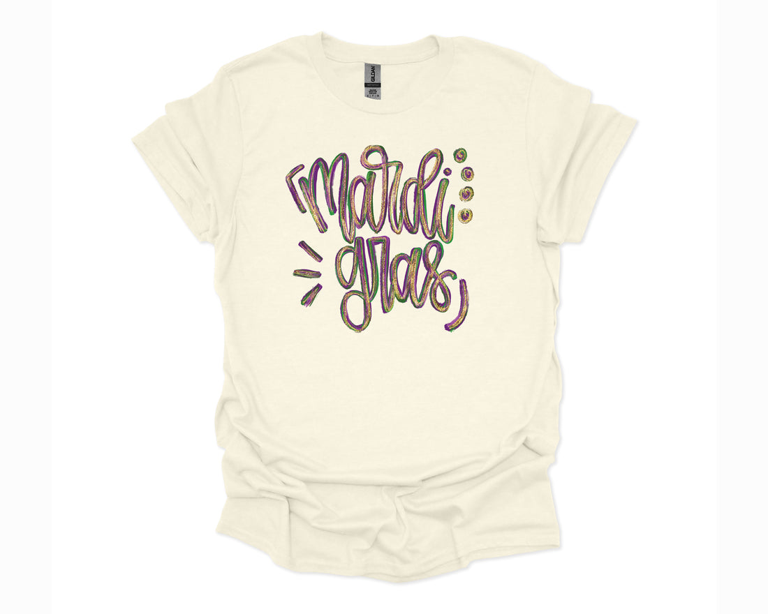 Mardi Gras Painted | Graphic Tee | Mardi Gras – Knox + Nell Wholesale